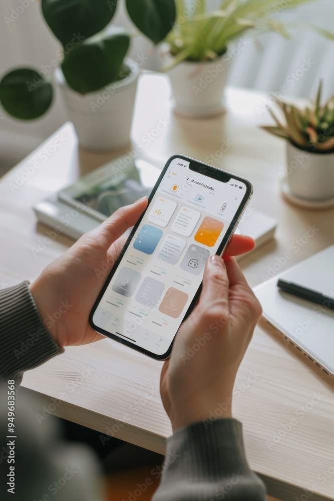 Digital Flashcards App Interface on Smartphone for Creating, Sharing ...