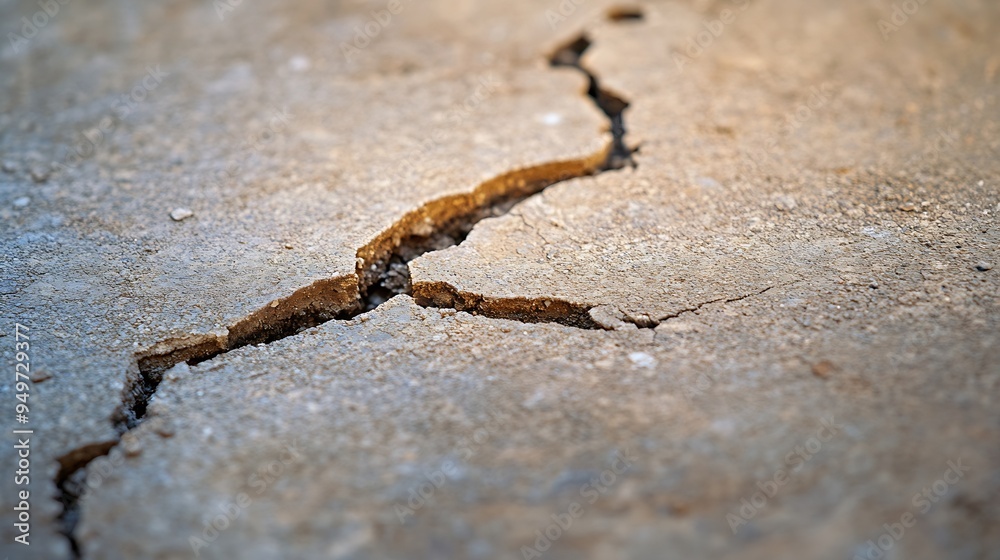 crack floor texture Large cracks and big pit in concrete flooring ...