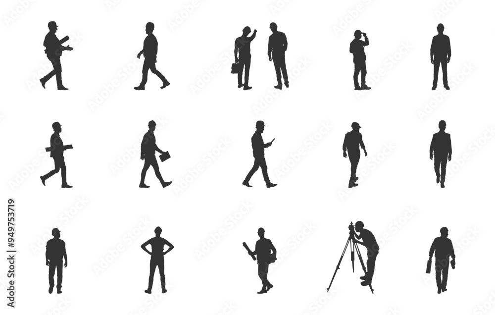 Civil engineer svg, Civil engineer silhouette, Site engineer silhouette ...