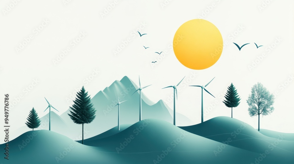 An infographic highlighting the different types of renewable energy ...