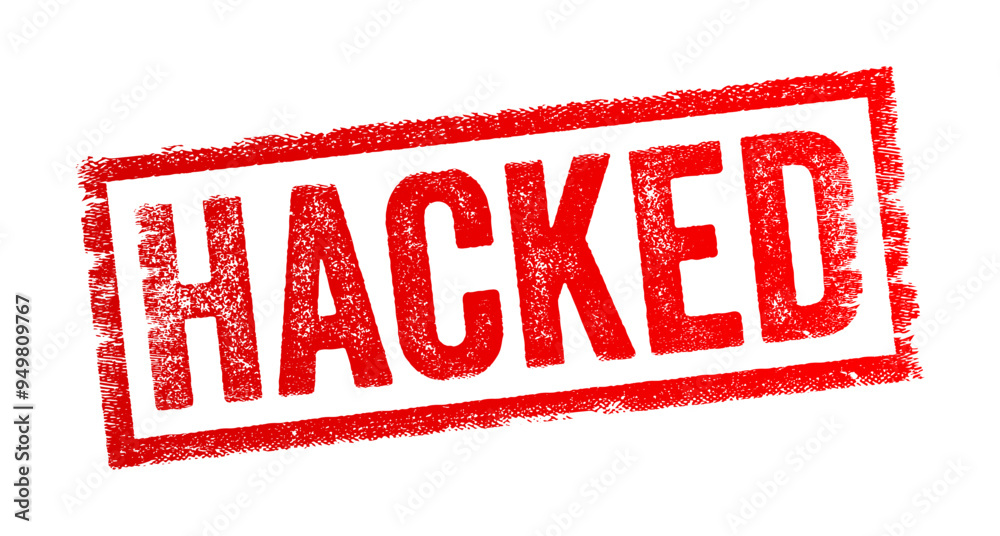 Hacked - unauthorized or forceful entry and manipulation, particularly ...