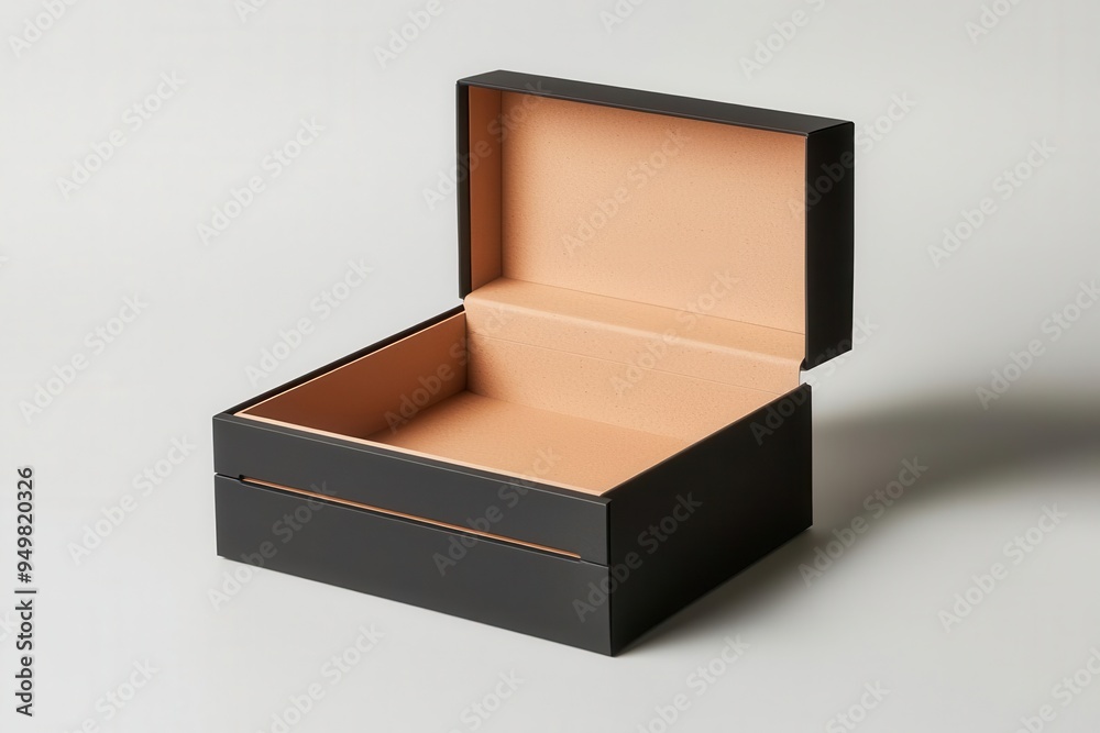 Slide-out packaging with inner drawers and custom inserts, creating a ...