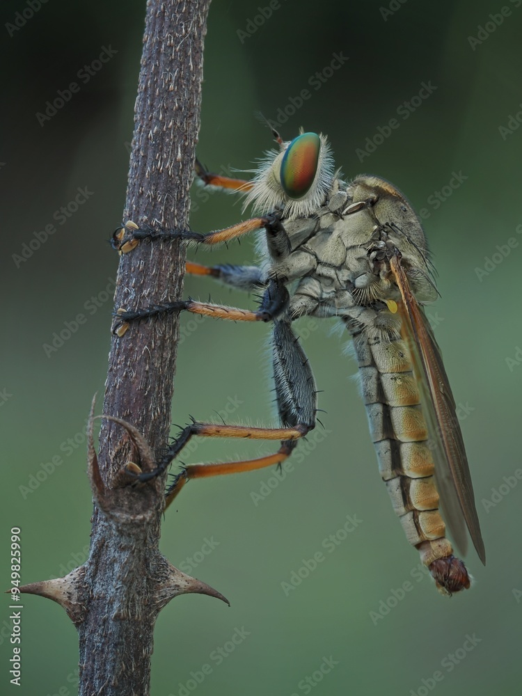 Potrait Robber Fly ( Asilidae ) are a family of flies known for their ...