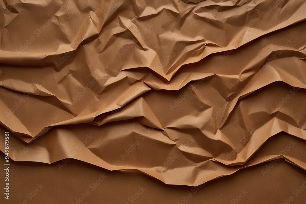 Rustic Earthy Brown Paper Texture with Humid Kinked Finish for ...