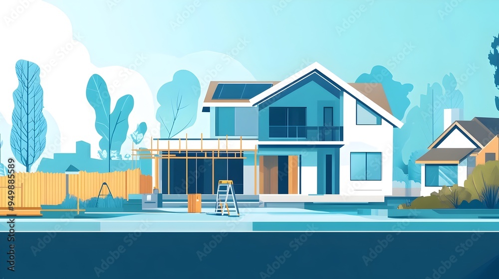 Detailed infographic visualizing the final inspection and completion ...