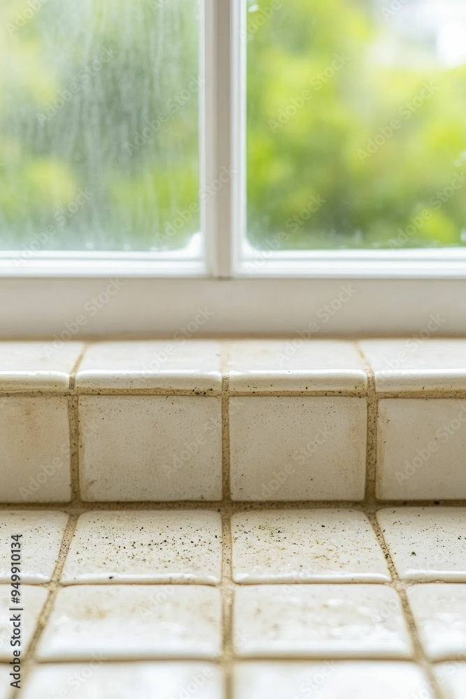 Damp bathroom tiles coated in mildew highlight how crucial proper ...