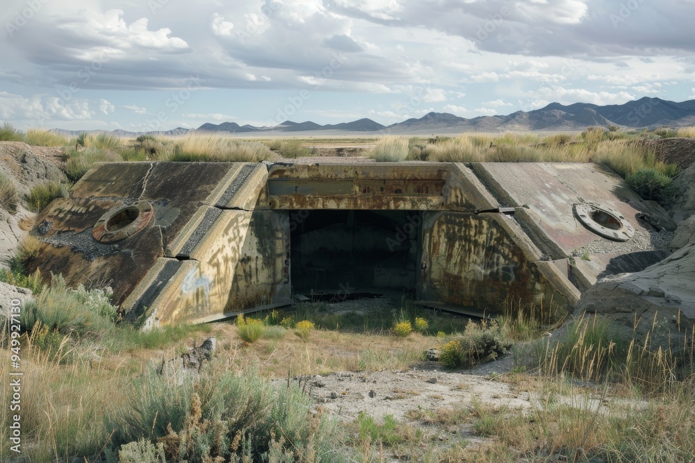 A state-of-the-art military base hidden in a remote location, An ...
