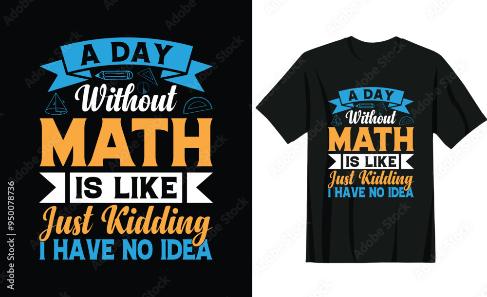 Math t-shirt design for math teacher. For mug design, pod, merchandise ...