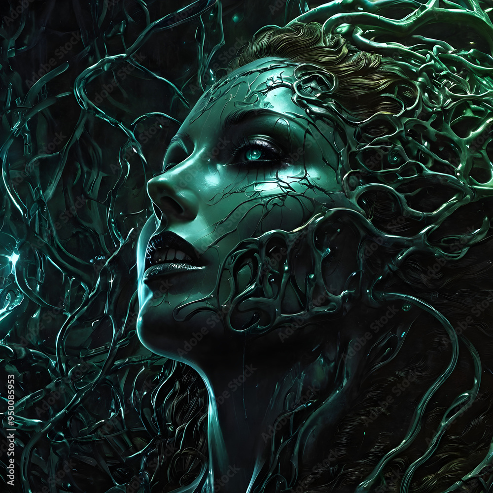 Foto de Step into the dark and haunting world of horror art, where ...