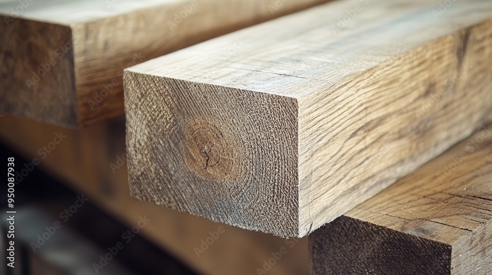 Oak-toned MDF Panels and Imbuia-Hued Wooden Beams Blending in a Modern ...