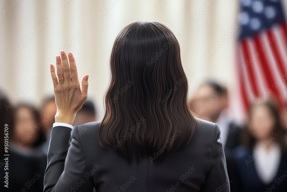 2024 US election, female democrat presidential candidate swearing and ...