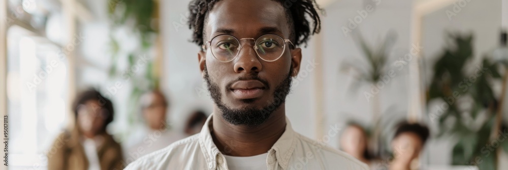 Young Black Male Teacher Discussing Educational Software with ...