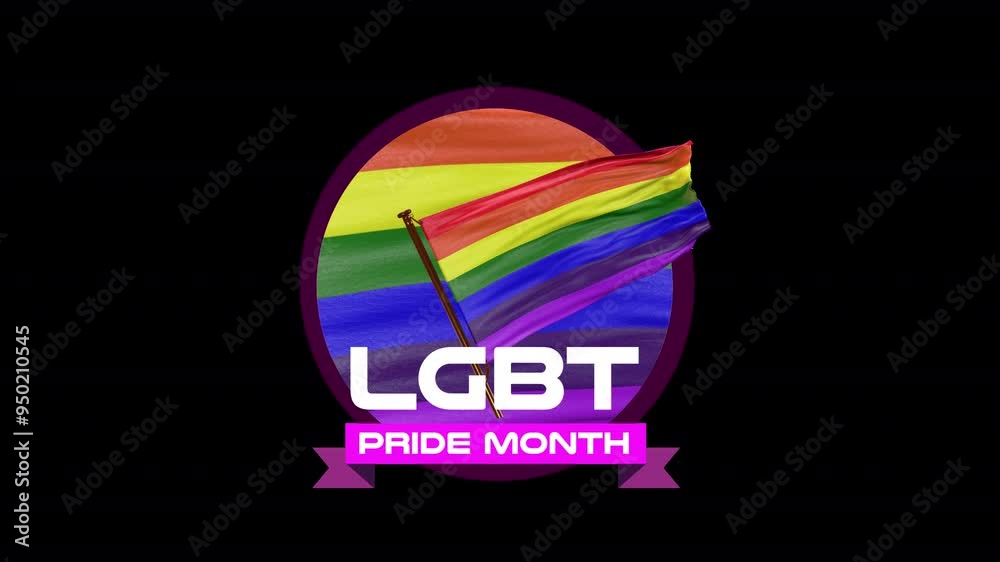 Celebrate diversity and inclusion with the "LGBT PRIDE MONTH" animation ...