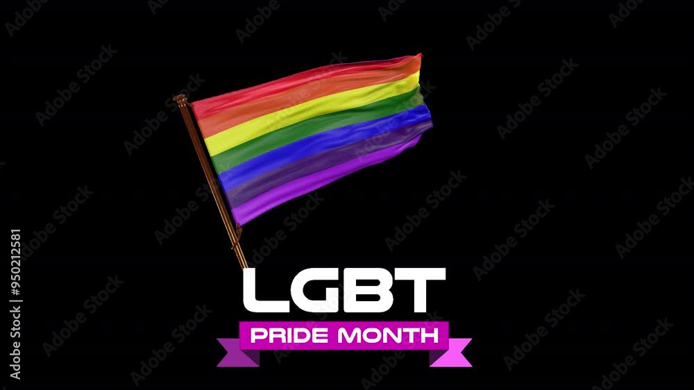 Introducing the "LGBT PRIDE MONTH" animation, a vibrant 10-second ...