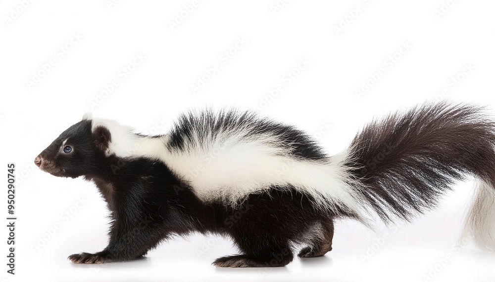 striped skunk - Mephitis mephitis - of live across much of North ...