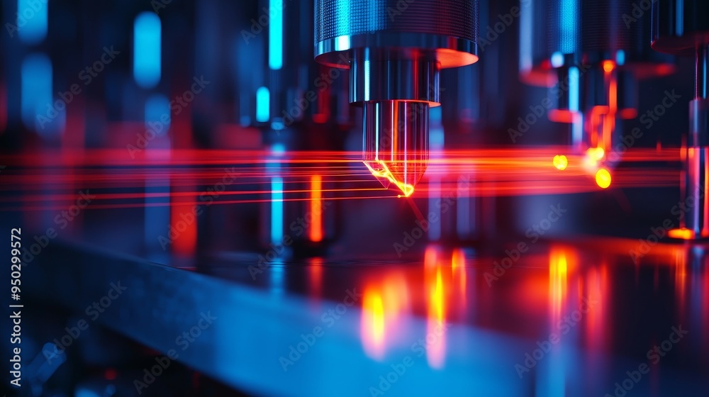 Measurement with laser light, highlighting its use in precision ...