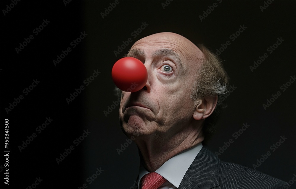 photo of a humorous and expressive portraits featuring men with ...