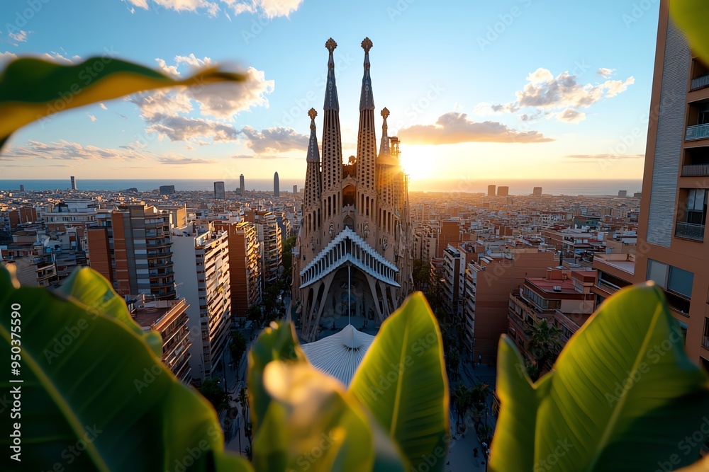Barcelonaâ€™s rooftop views, captured in a photo where the cityâ€™s ...