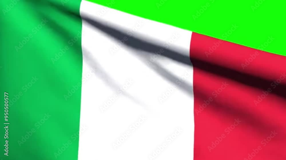 Italy Flag Waving Animation, animation of Italy Flag Flying Video ...