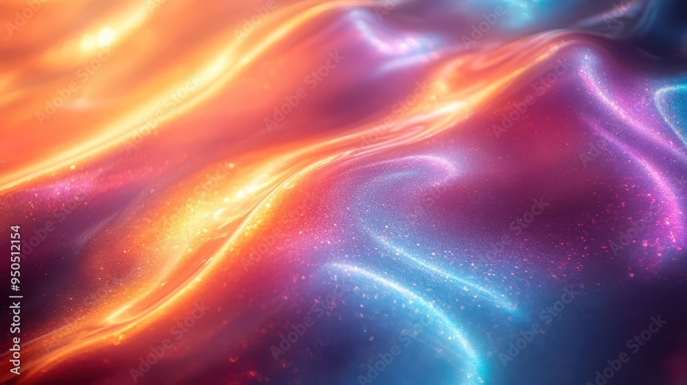 ethereal rainbow light refraction overlay soft organic prism effect ...