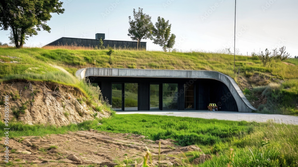 Eco-friendly and professional image of a Bunker 2500 septic tank, made ...