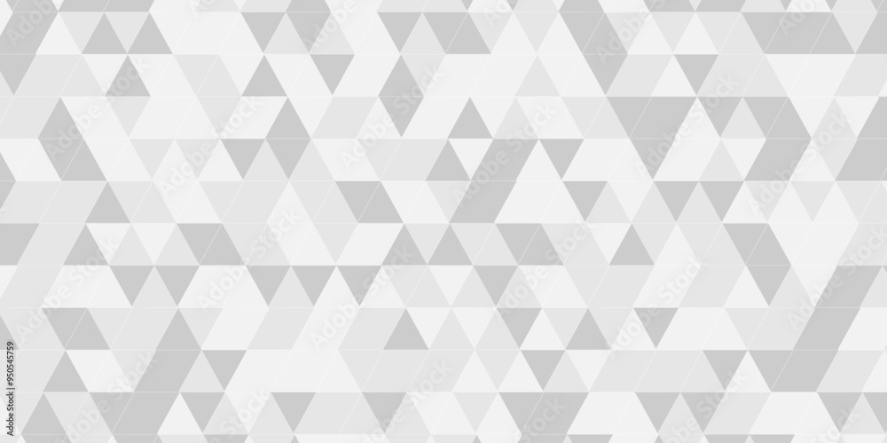 abstract white and gray geometric triangle low polygon overlap surface diamond creative tile and ...
