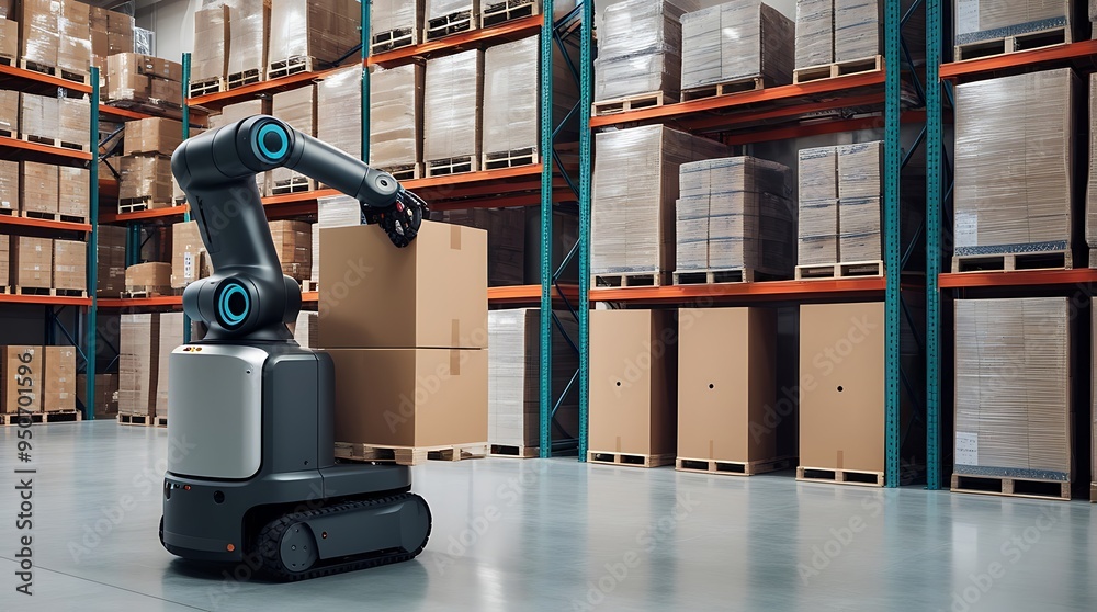 Package selection by a reboot on wheel using intelligent warehouse ...