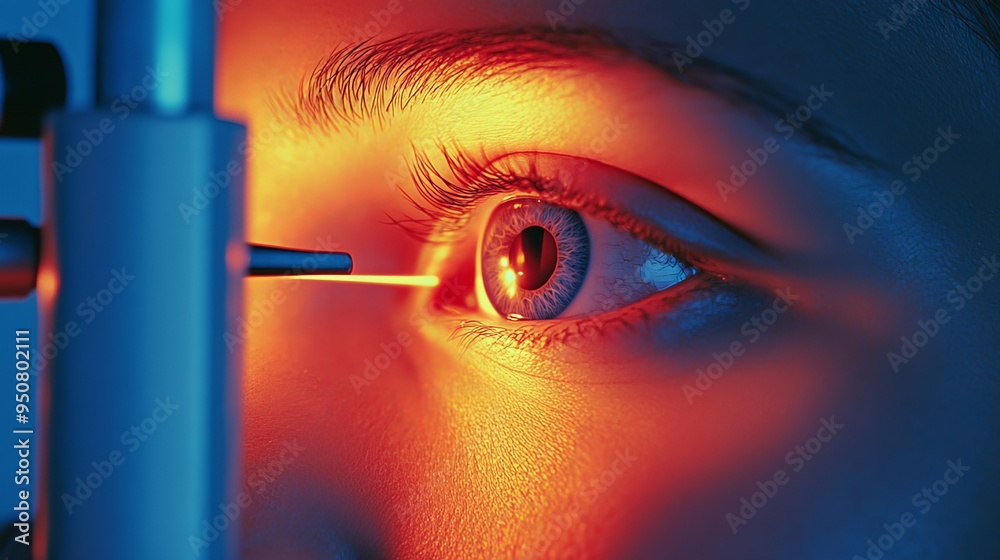 Laser eye surgery involves using a laser beam to correct vision ...