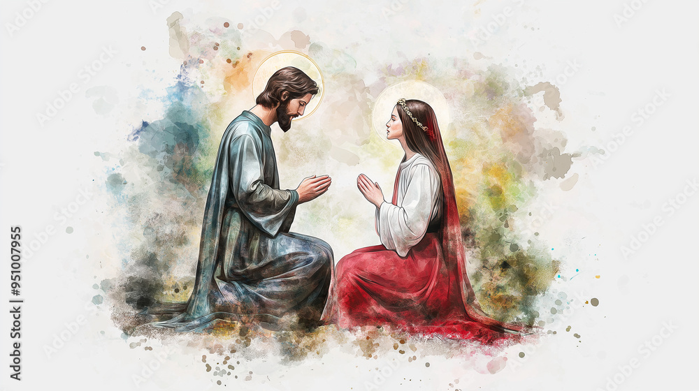 Christian woman finds peace and strength in her faith as she hugs her ...