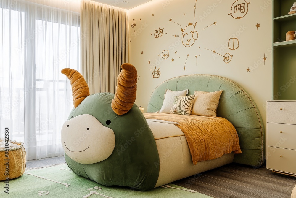 Year of the Goat Kids Bedroom Ideas by Birth Year This cute chubby goat ...