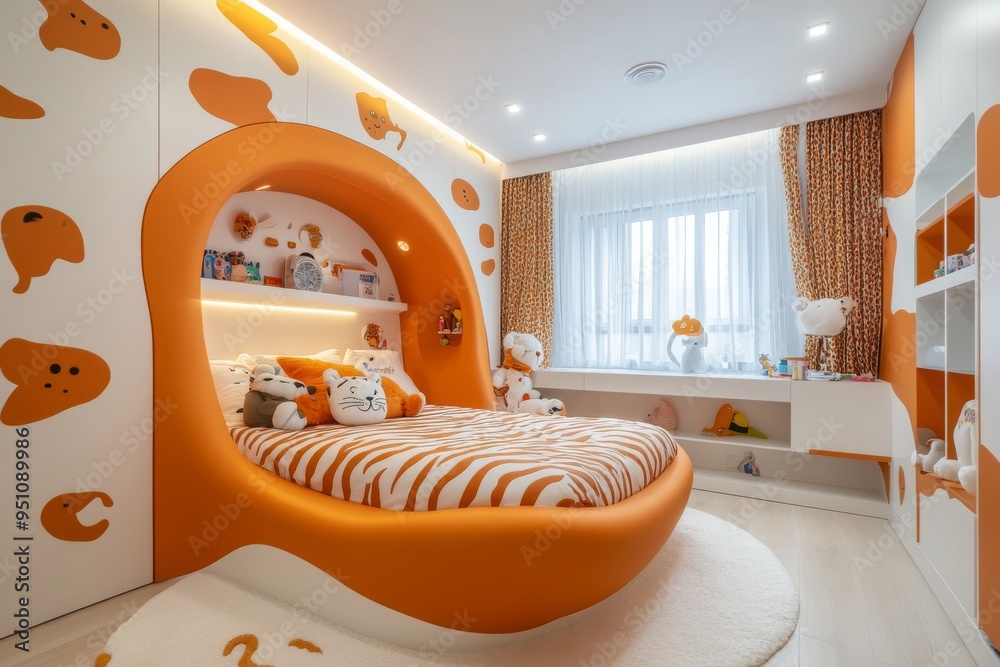 ภาพประกอบสต็อก Year of the Tiger Kids Bedroom Ideas by Birth Year This ...