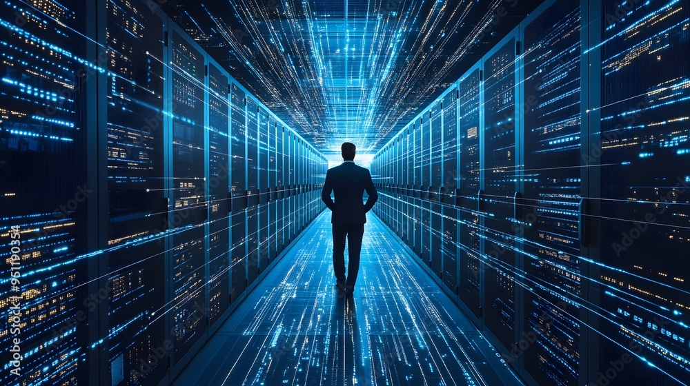 154. A data integration specialist managing the integration of data across systems Stock ...