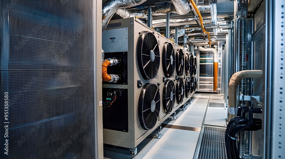 Integrated cooling system in a modern energy efficient data center ...