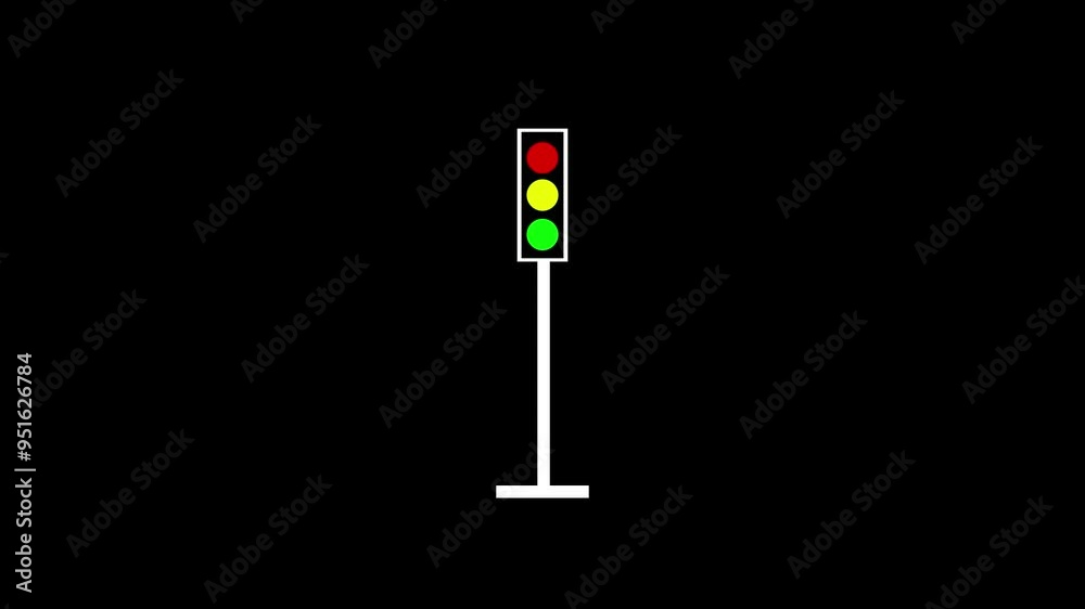 Simple red color stop road sign with big stand symbol or icon vector ...