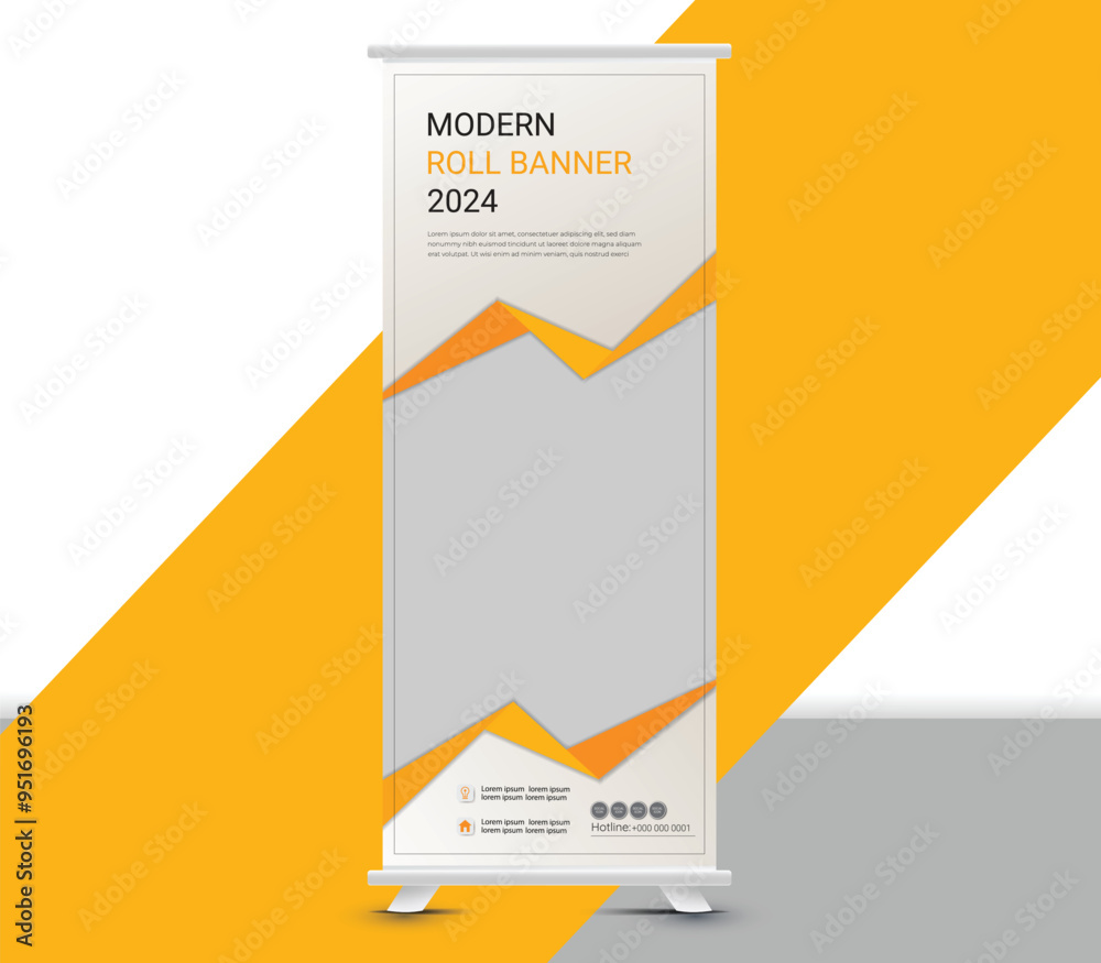 Business roll up banner, modern x banner, corporate roll up banner ...