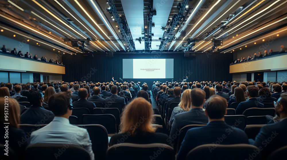 group of people in formal dressing suit as audience at large modern ...