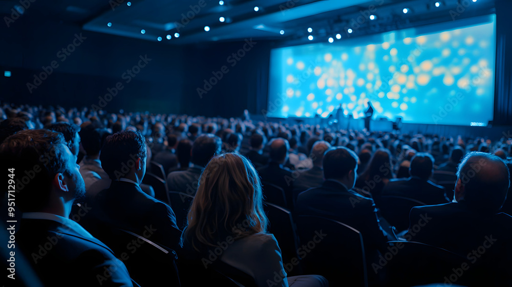 group of people in formal dressing suit as audience at large modern ...