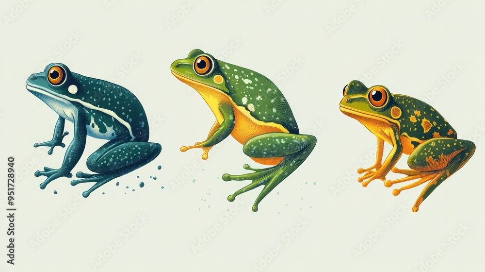 A creative infographic showing the different stages of a frog's life ...