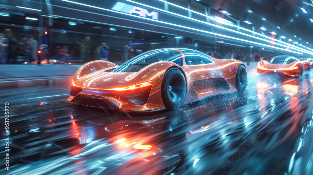 Design a series of futuristic vehicles powered by hydrogen fuel cells ...