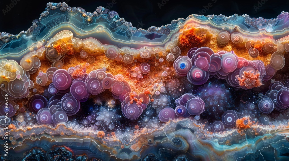 A polarized light microscopy image of renal calculi kidney stones ...