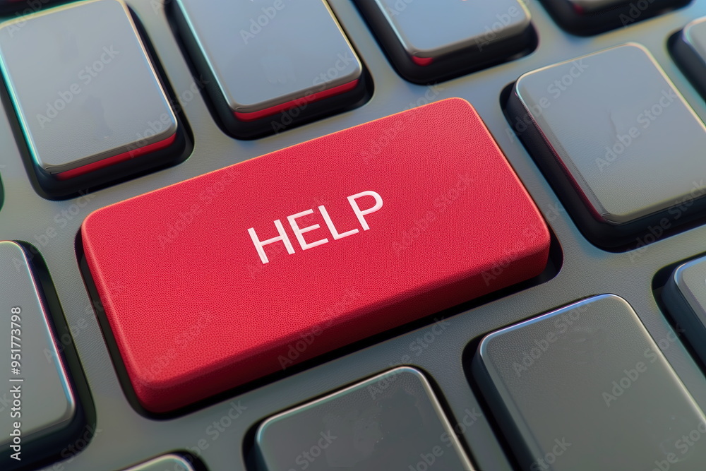 Help, assistance, shelter. Emergency button for people in need. Client ...