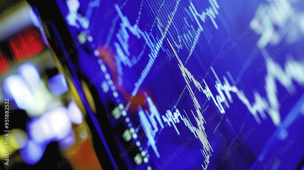 Stock Market Graph Showing Upward Trend: Visual Representation of ...