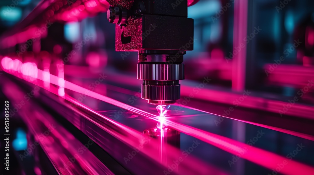 Measurement with laser light, highlighting its use in precision ...