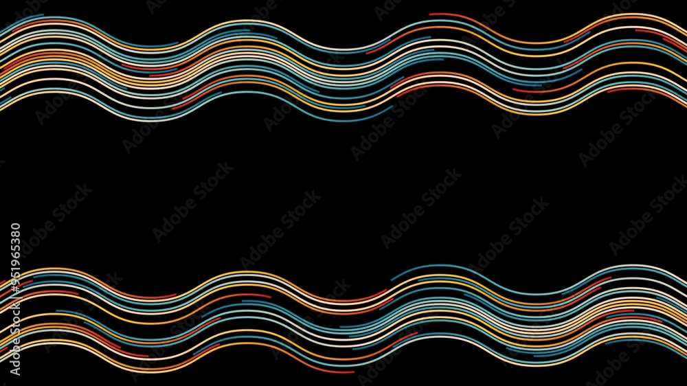 Vintage Striped Backgrounds, Loop Samples, Retro Colors from the 1970s ...