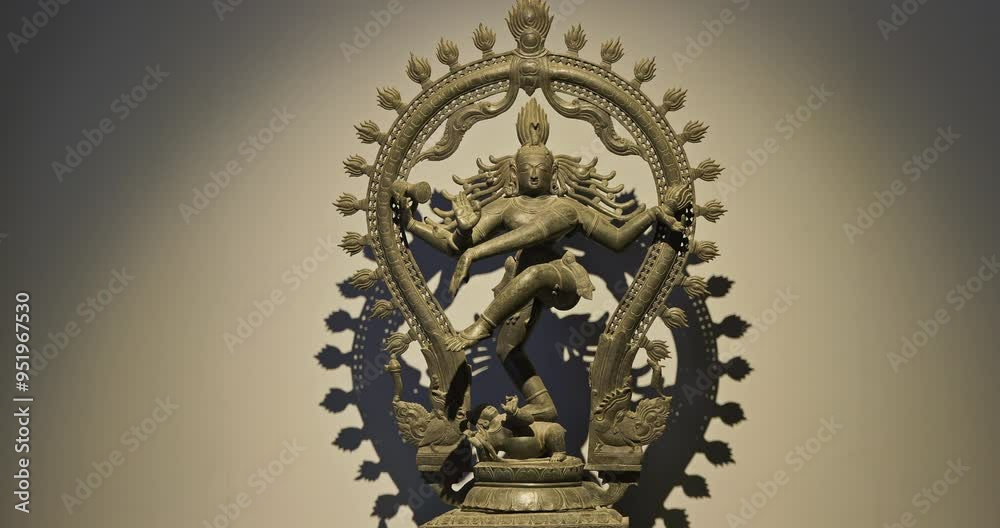 Statue Of Shiva Nataraja: Cosmic Dance Of Shiva One Of Main Deities In ...
