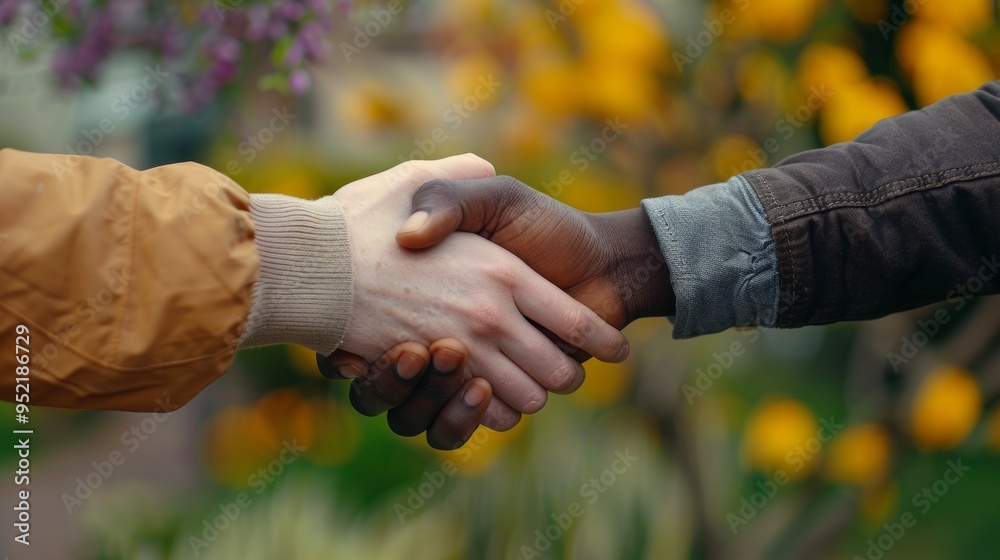 Mutual Respect and Trust: A Diverse Handshake in Nature's Embrace ...