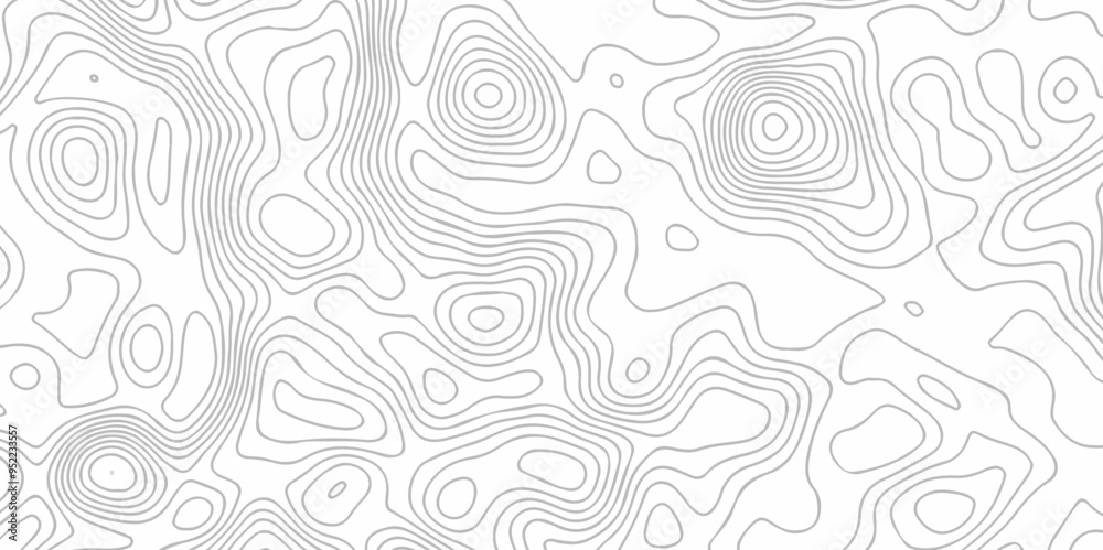 Abstract topo map wave line area space topography. vector digital grid ...