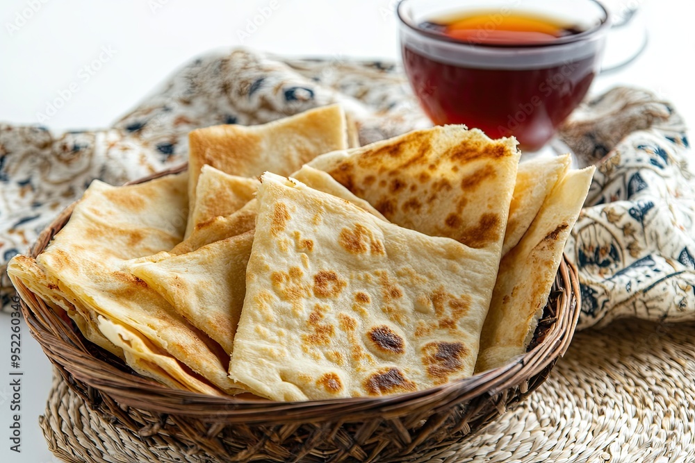 iddle east canai bread, or also known as roti maryam in indonesia ...