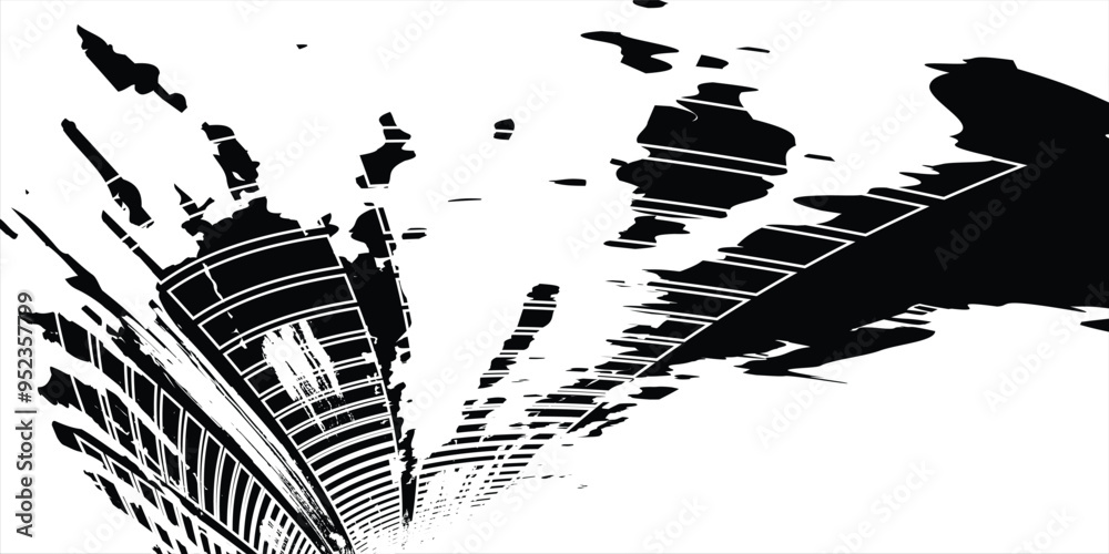 Drift background monochrome with texture wheel marks and drift in ...