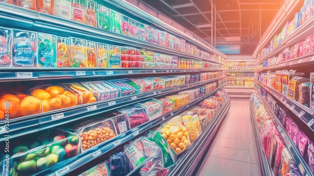 Exploring the variety of products in a supermarketa refrigerated ...